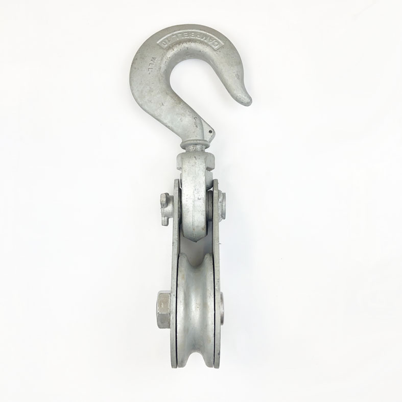 6 inch Campbell 4099H Galv Snatch Block with Hook | Wesco Industries