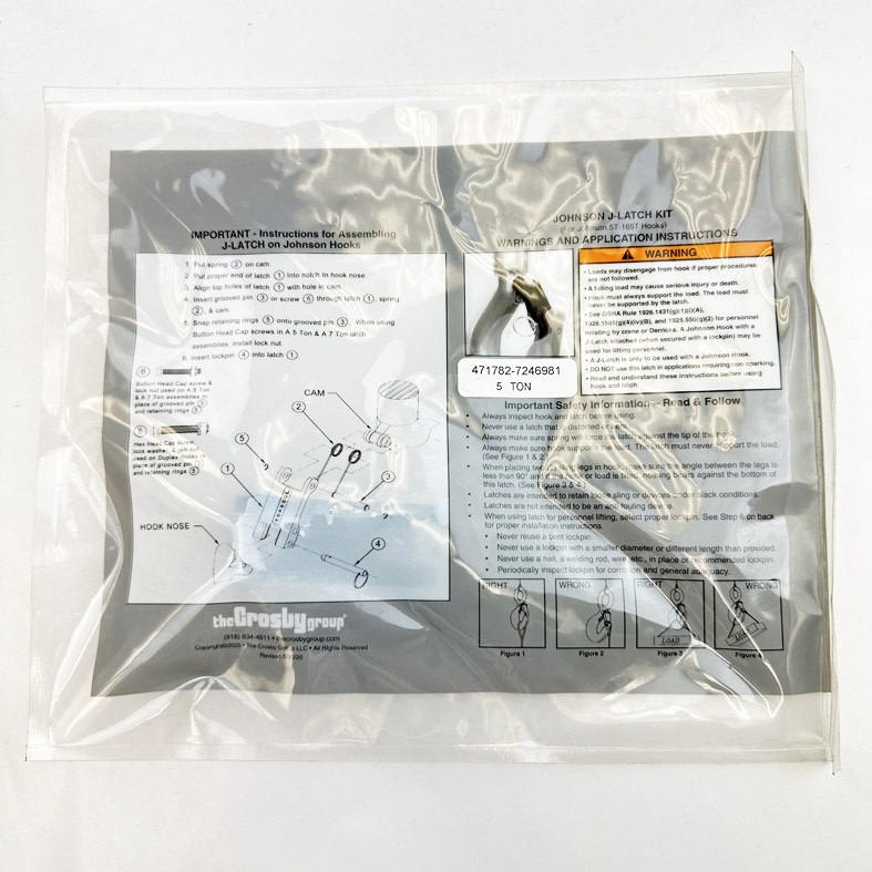 JL3-5 Johnson Heavy Duty Steel J-Latch Kit | Wesco Industries