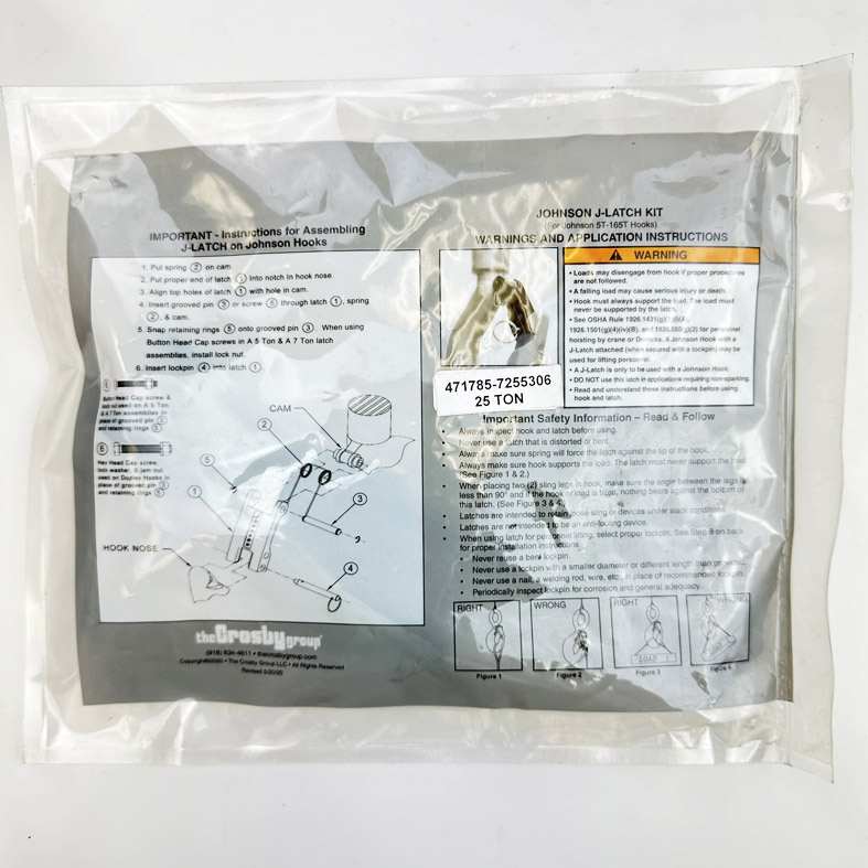 JL20-25 Johnson Heavy Duty Steel J-Latch Kit | Wesco Industries