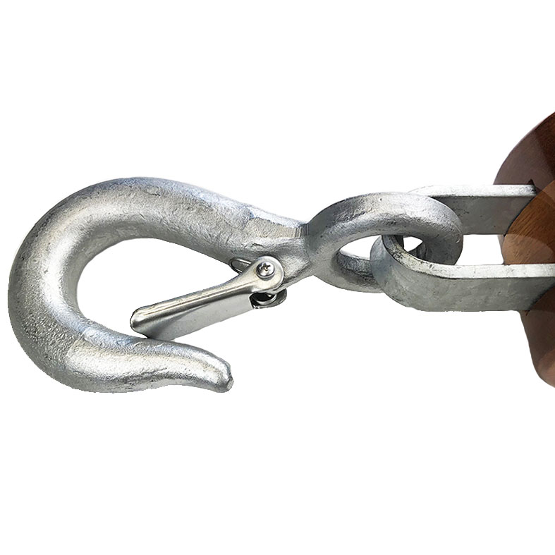 8 inch Single Wood Shell Block with Hook | Wesco Industries