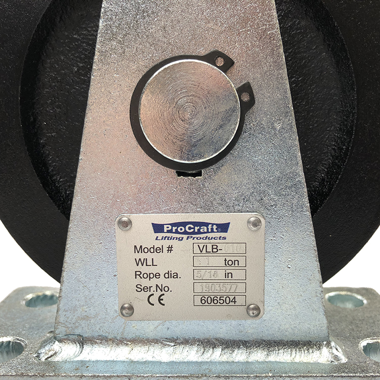 1 Ton ProCraft Vertical Lead Block | Wesco Industries