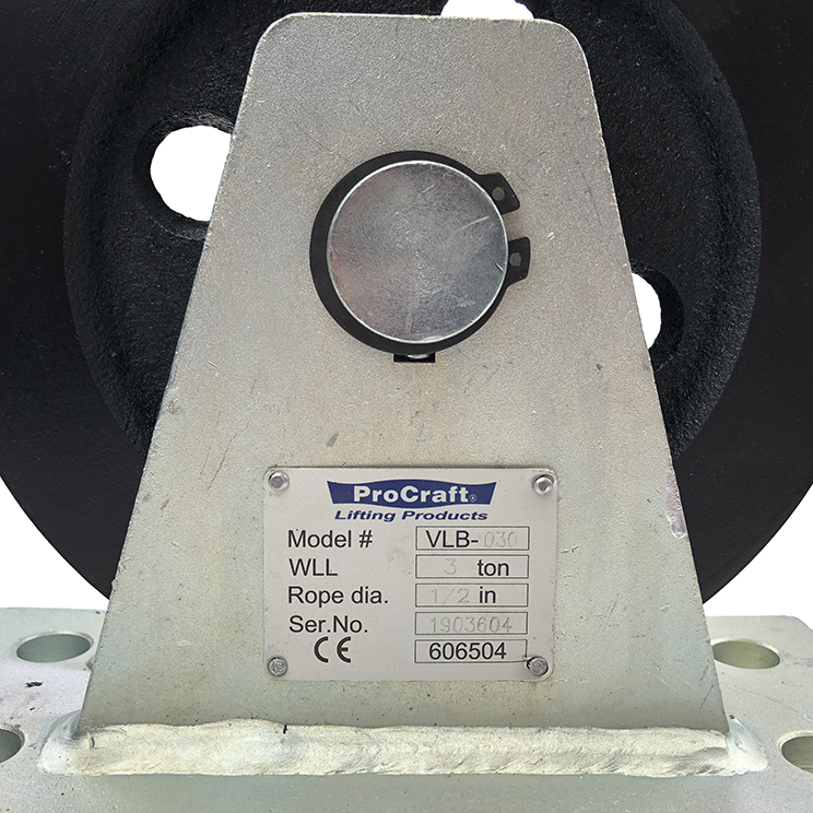 3 Ton ProCraft Vertical Lead Block | Wesco Industries