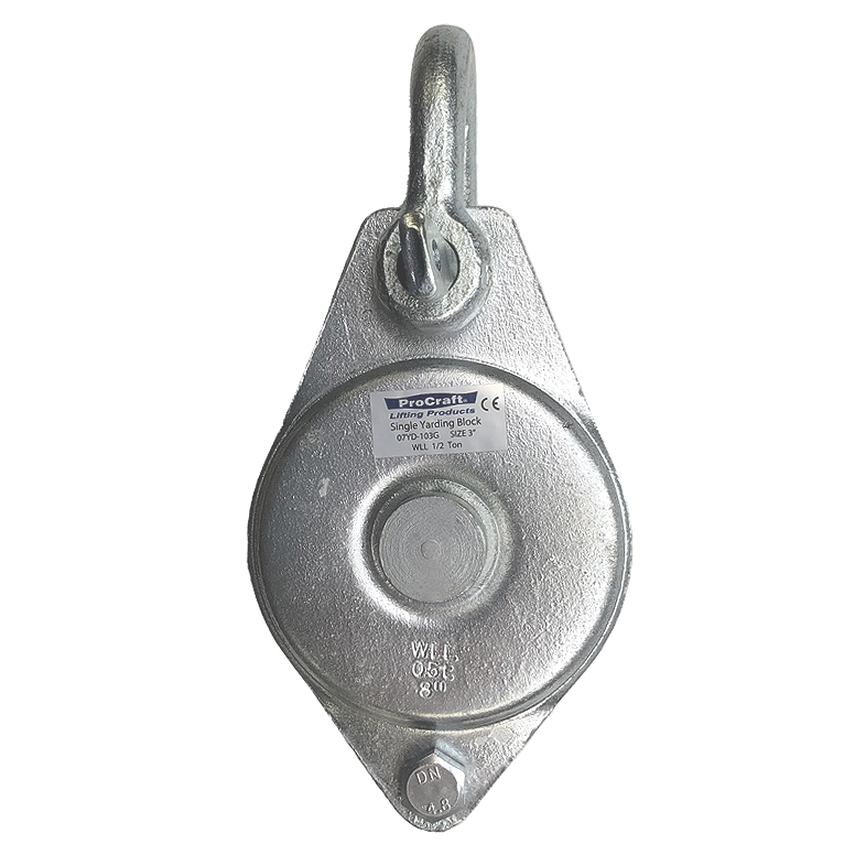 3 Inch ProCraft Single Galvanized Yarding Block | Wesco Industries