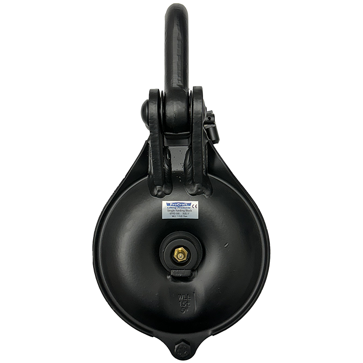 5 Inch ProCraft Single Black Yarding Block | Wesco Industries