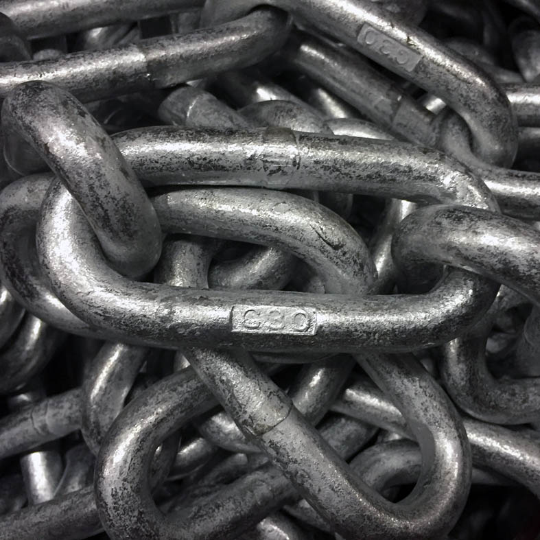 3 8 Inch ProCraft Galvanized Long Link Mooring Chain Wesco Industries 3-8-inch-procraft-galvanized-long-link-mooring-chain-wesco-industries