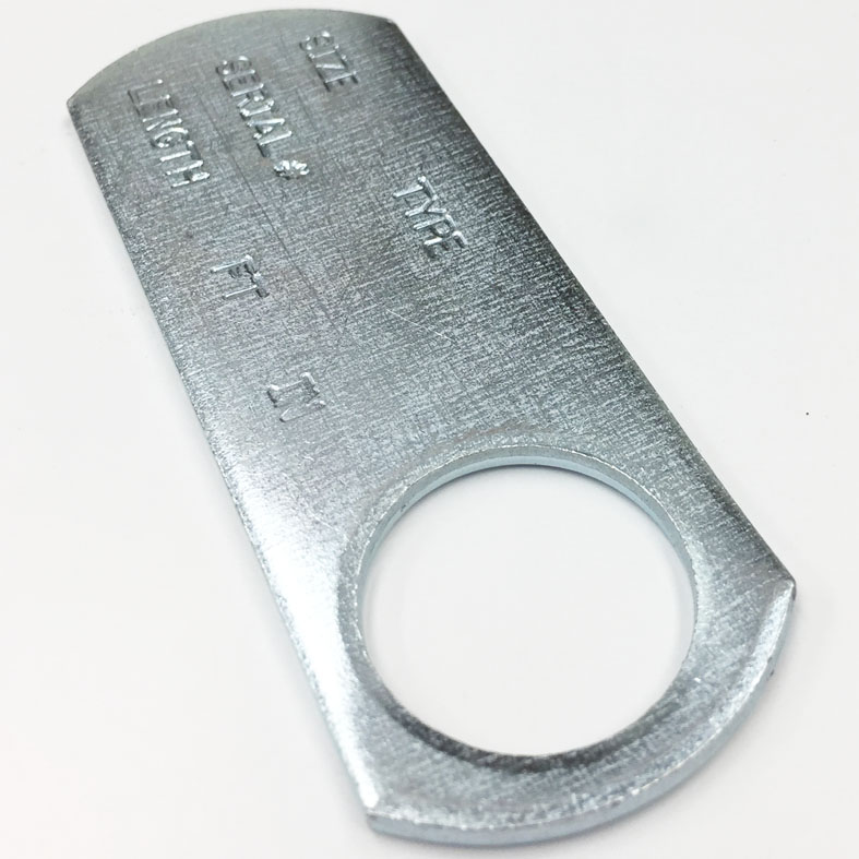 Campbell Closed Eye Metal Sling Tag | Wesco Industries