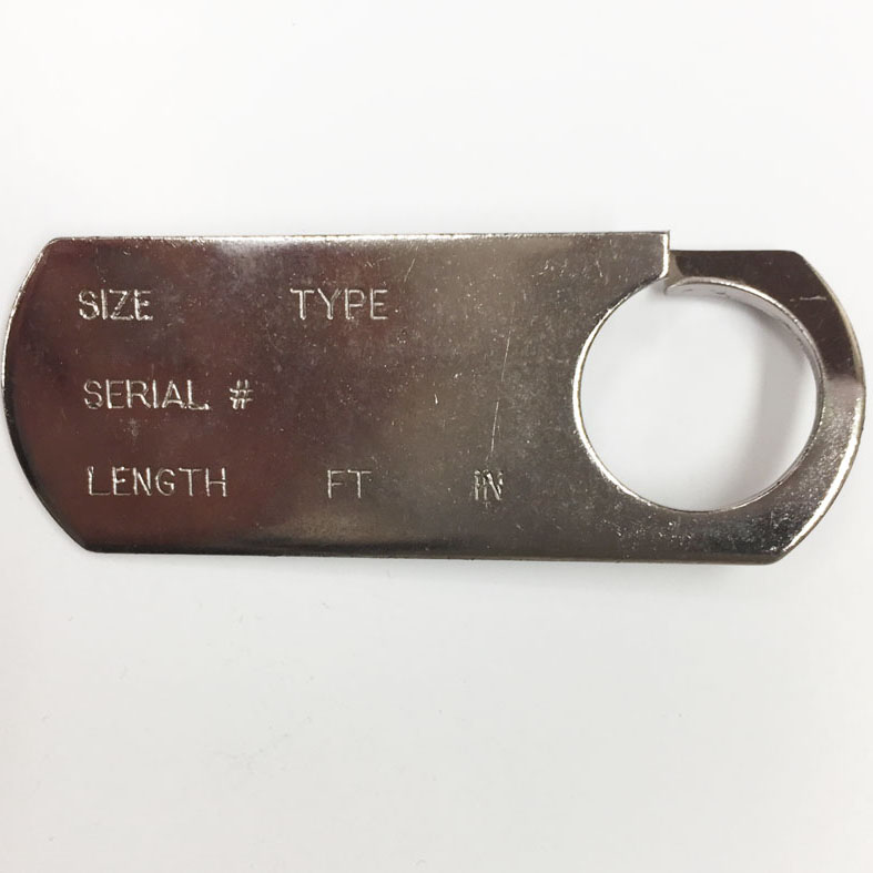 Campbell Open Eye Metal Sling Tag | Wesco Industries