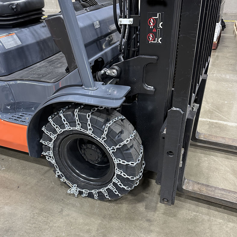 FL0111D Alloy Square Link Forklift Chains with Tensioners | Wesco Industries