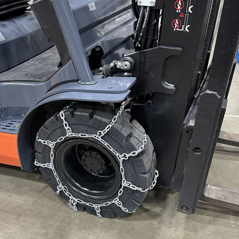 FL0107 Alloy Square Link Forklift Chains with Tensioners | Wesco Industries