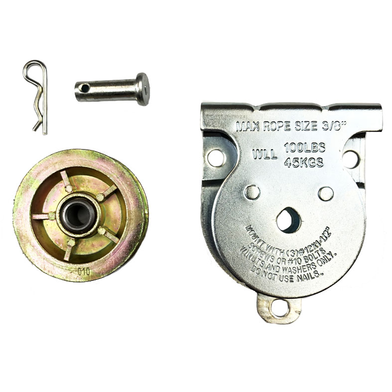 2 inch Vertical Base Wall/Ceiling Mount Pulleys | Wesco Industries