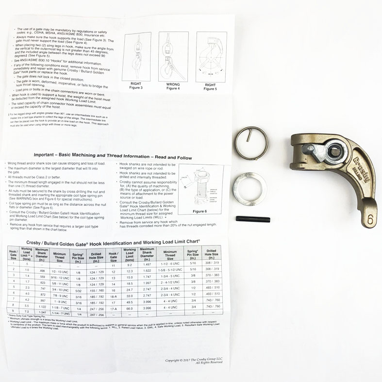 #6 Crosby Bullard Rollox Self Closing Gate Assembly | Wesco Industries