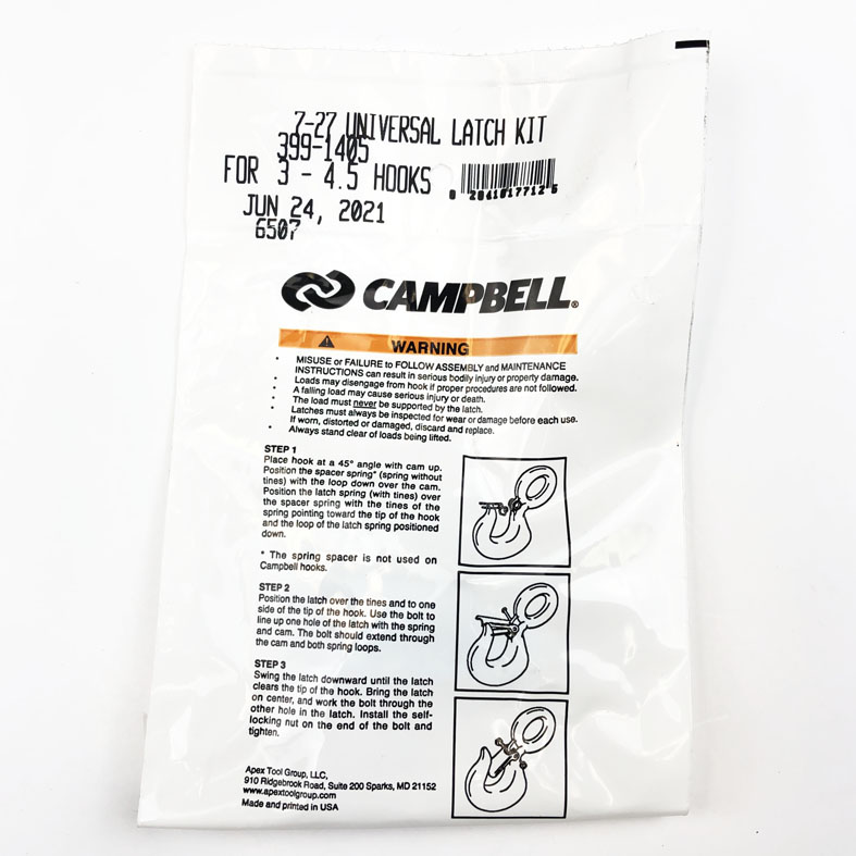 7-27 Campbell 916-U Universal Latch Kits | Wesco Industries