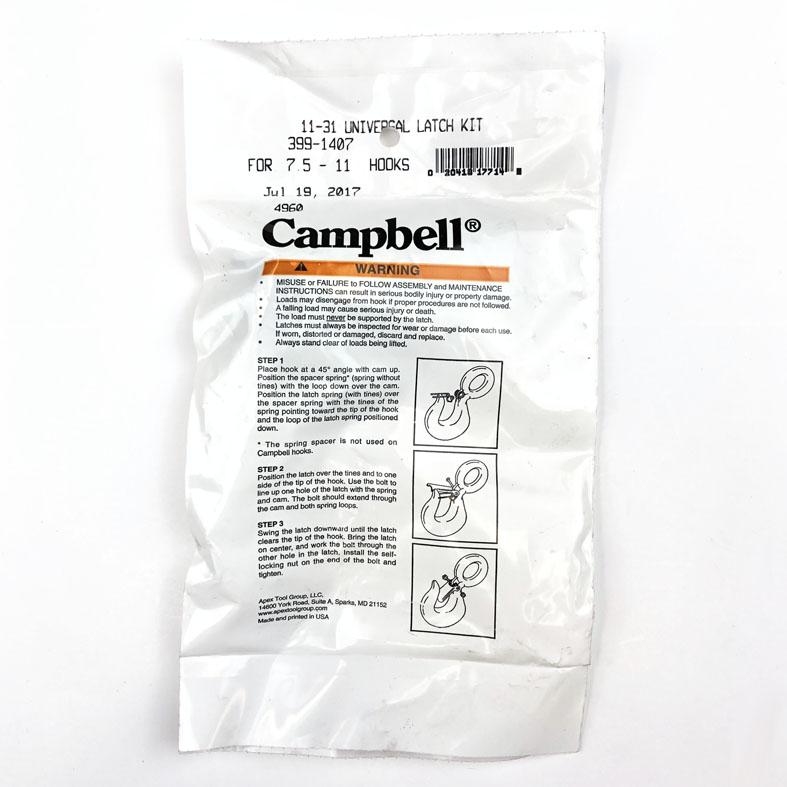 11-31 Campbell 916-U Universal Latch Kits | Wesco Industries