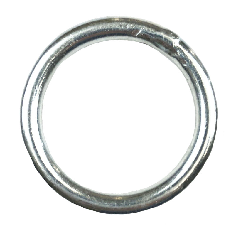 1/4x1-1/2 inch Zinc Plated Welded Round Rings | Wesco Industries