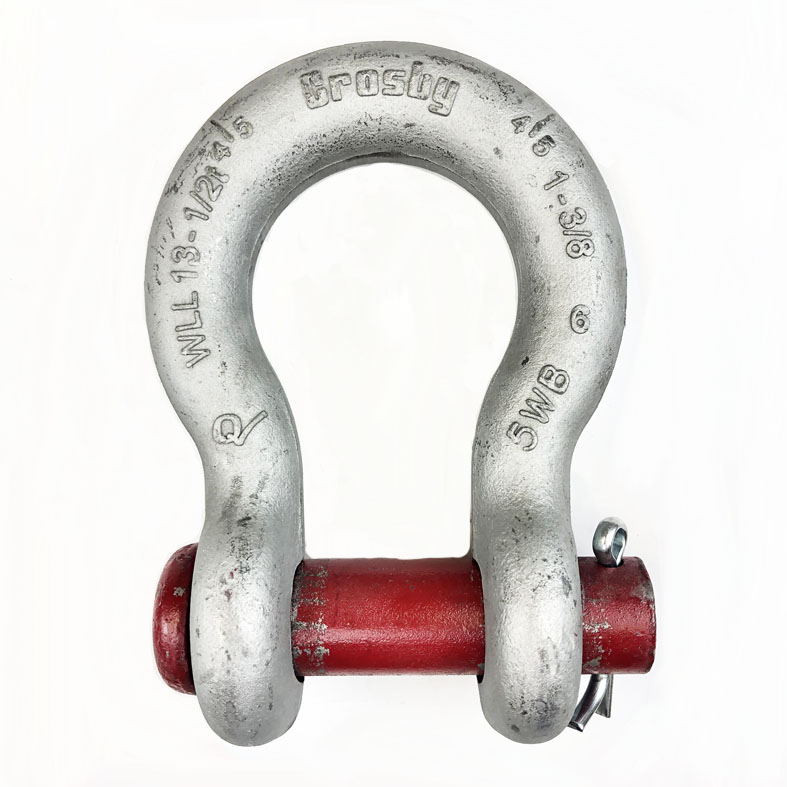 1-3/8 inch 13-1/2 Ton Crosby G-213 Round Pin Anchor Shackles | Wesco ...
