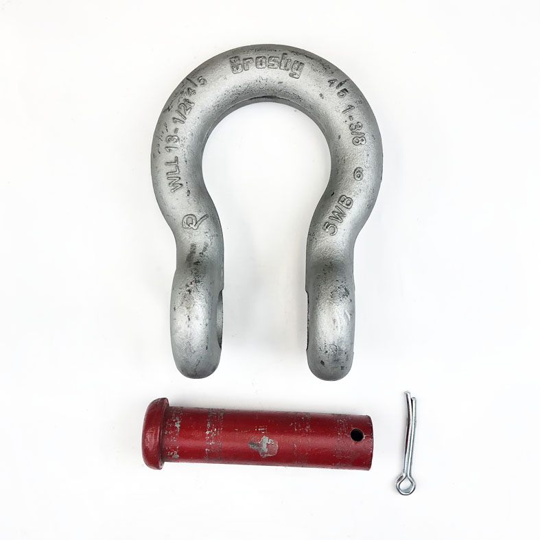 1-3/8 inch 13-1/2 Ton Crosby G-213 Round Pin Anchor Shackles | Wesco ...