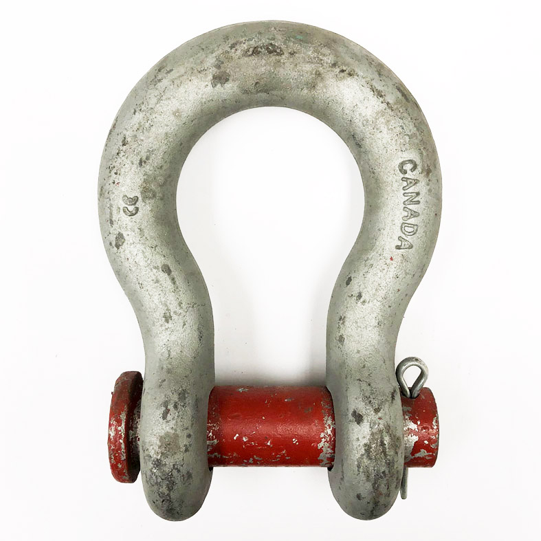 1-1/2 inch Crosby G-213 Load Rated Round Pin Anchor Shackles | Wesco ...