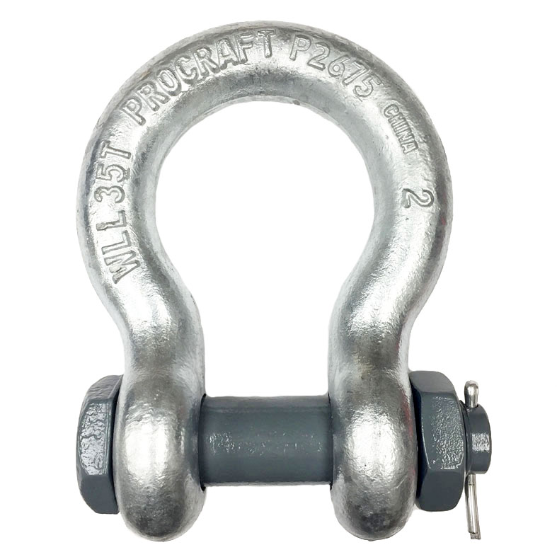 2 inch Procraft Load Rated Bolt Type Anchor Shackles | Wesco Industries