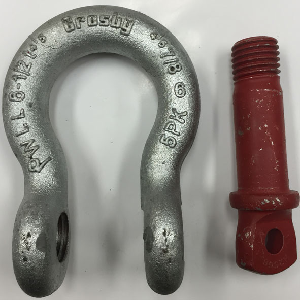 7/8 inch Crosby G-209 Load Rated Screw Pin Anchor Shackles | Wesco ...