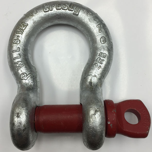 1 inch Crosby G-209 Load Rated Screw Pin Anchor Shackles | Wesco Industries