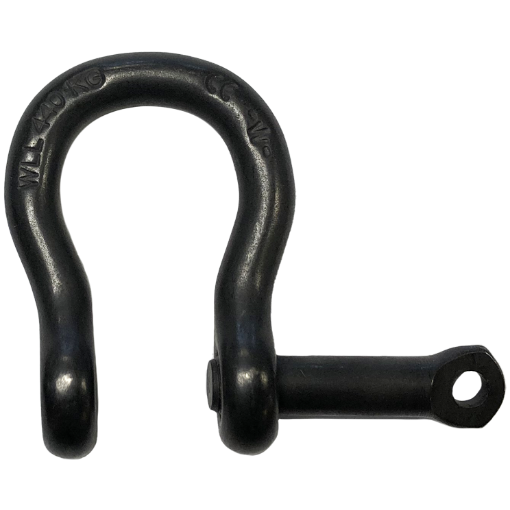1443B Wichard Black 1/4 inch Anchor Shackle | Wesco Industries