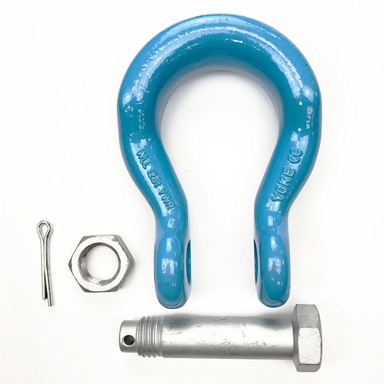 1 inch 12.5 tonnes Yoke Alloy Wide Body Bolt Type Shackles | Wesco ...