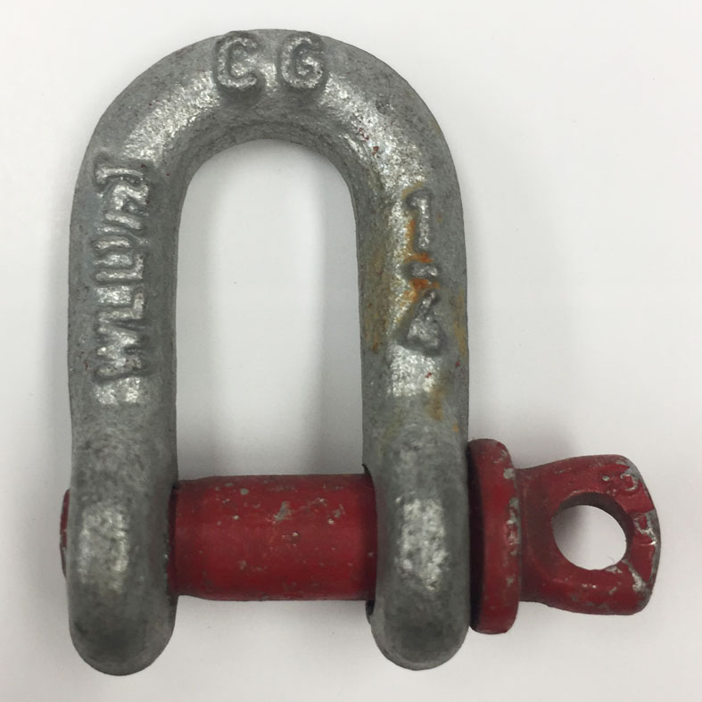 1/4 inch Crosby G-210 Load Rated Screw Pin Chain Shackles | Wesco ...