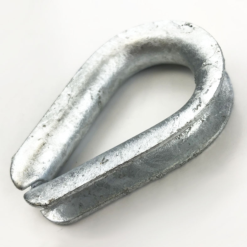 1/4 inch Heavy Duty Galvanized Thimbles | Wesco Industries