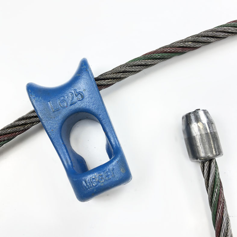 1/2x18ft Knob & Eye Midget Cat Logging Choker | Wesco Industries
