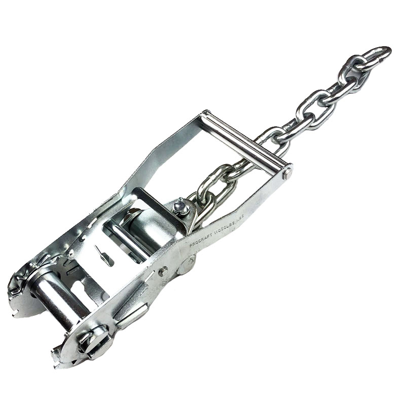 2 inch Long Handle Ratchet with Chain Tail | Wesco Industries