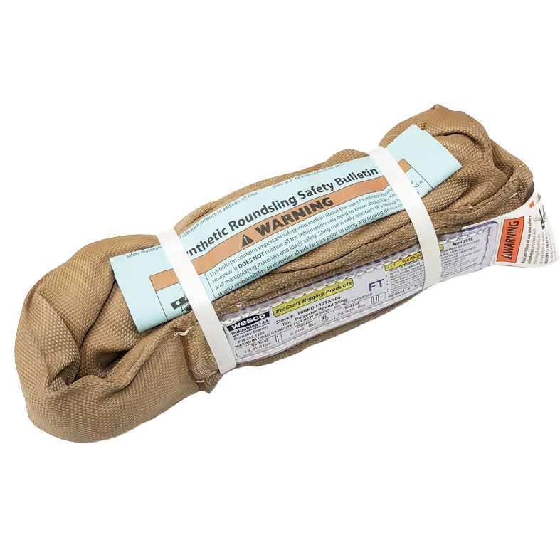 Tan ProCraft Polyester Round Sling x 3 FT | Wesco Industries
