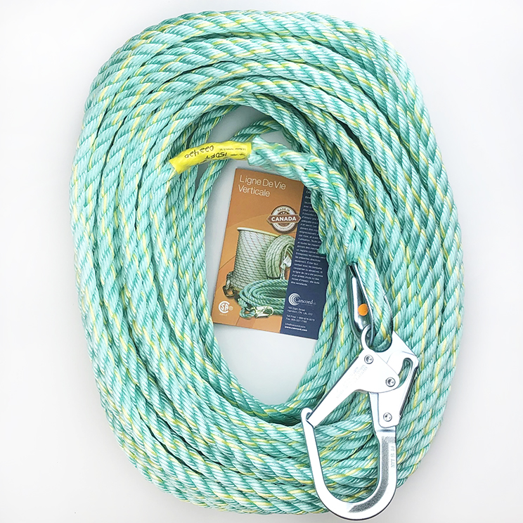 5/8 inch Safety Lifeline with 1-5/8 inch Rebar Hook 150 feet | Wesco ...