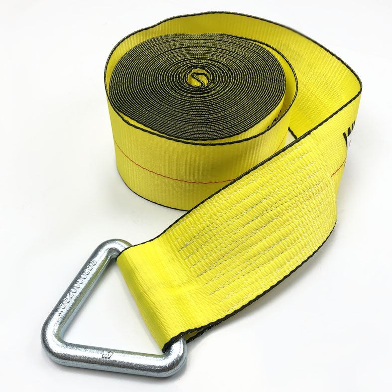 4 inch x 40 feet Polyester Winch Strap with D-ring | Wesco Industries
