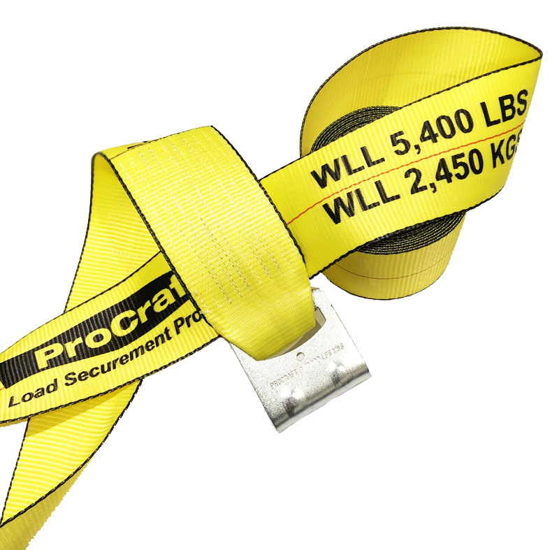 4 inch x 30 feet Polyester Winch Strap with Flat Hook | Wesco Industries