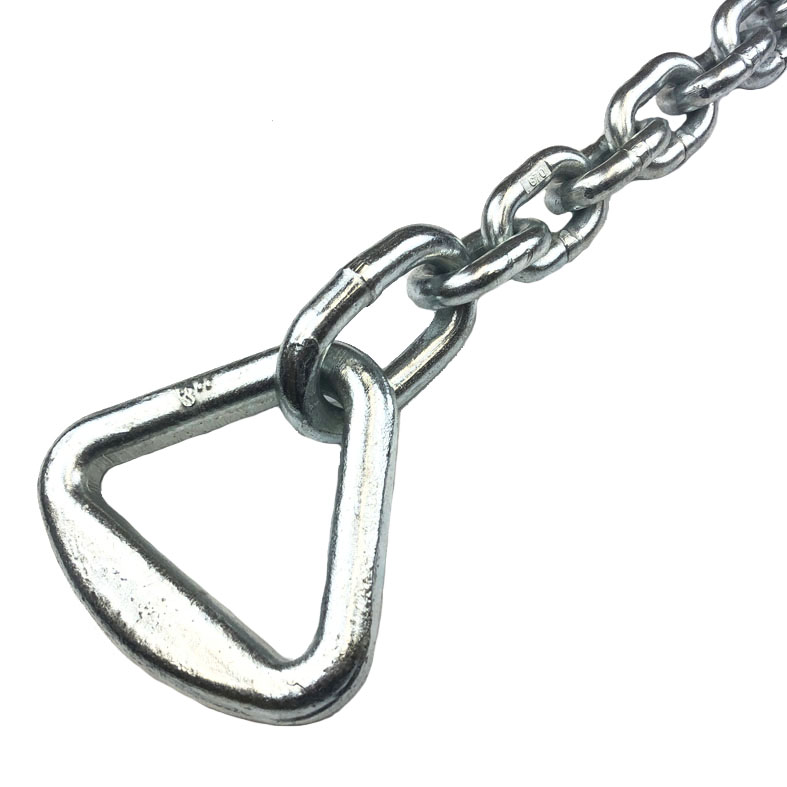 3 inch Forged V-Ring with Chain & Grab Hook | Wesco Industries