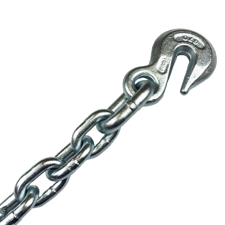 4 inch V-Ring with Chain into Grab Hook | Wesco Industries