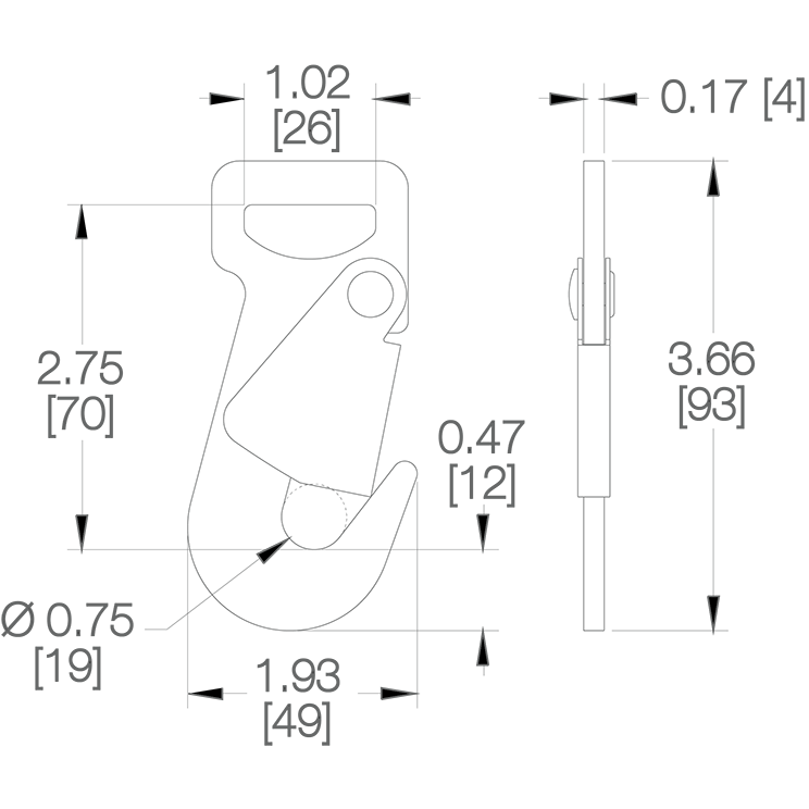 1 inch Latched Snap Hooks | Wesco Industries