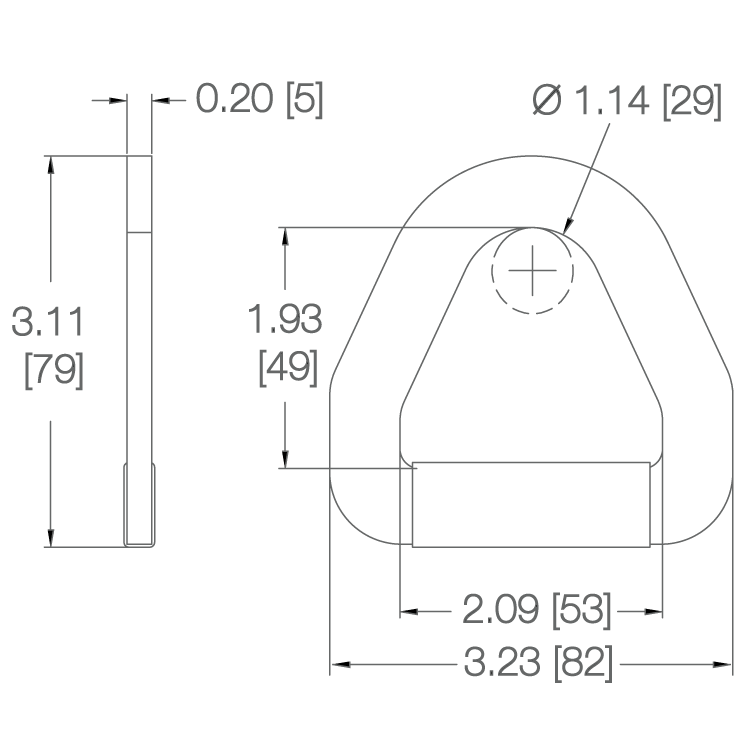 2 inch Flat Delta Rings | Wesco Industries