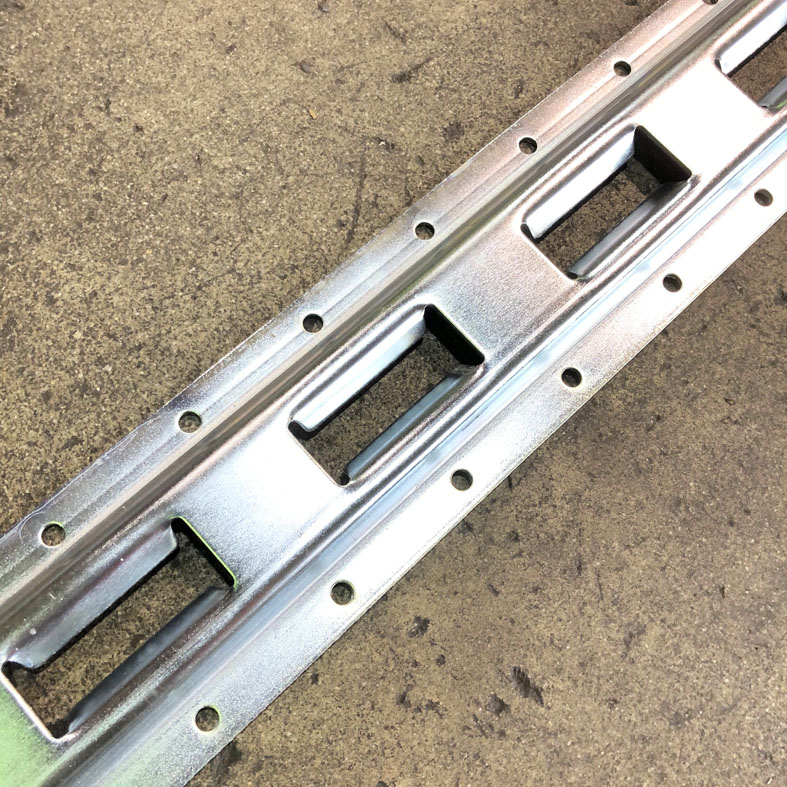 Zinc Plated Vertical E-Track x 10 FT | Wesco Industries