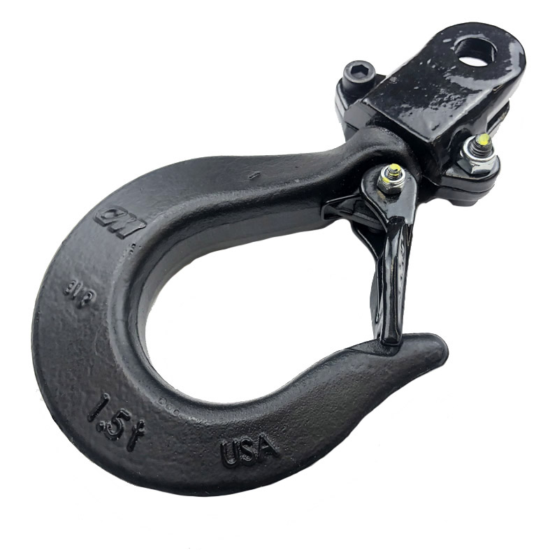 CM Hoist BAN-0121 Top Hook Assembly with Latch | Wesco Industries