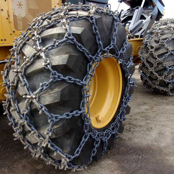 5/8 inch 23.5x25 Scorpion Double Diamond Studded Chains | Wesco Industries