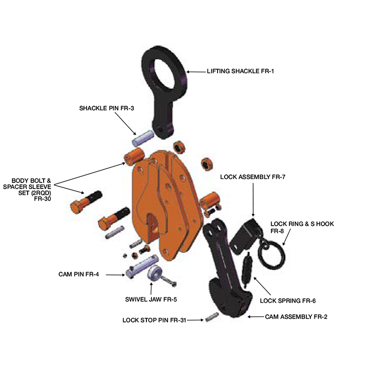 1 Ton Renfroe FR-RK Clamp Repair Kit | Wesco Industries