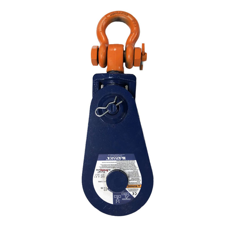 Crosby McKissick B-419 4 ton x 4-1/2 inch Snatch Block Synthetic Rope ...
