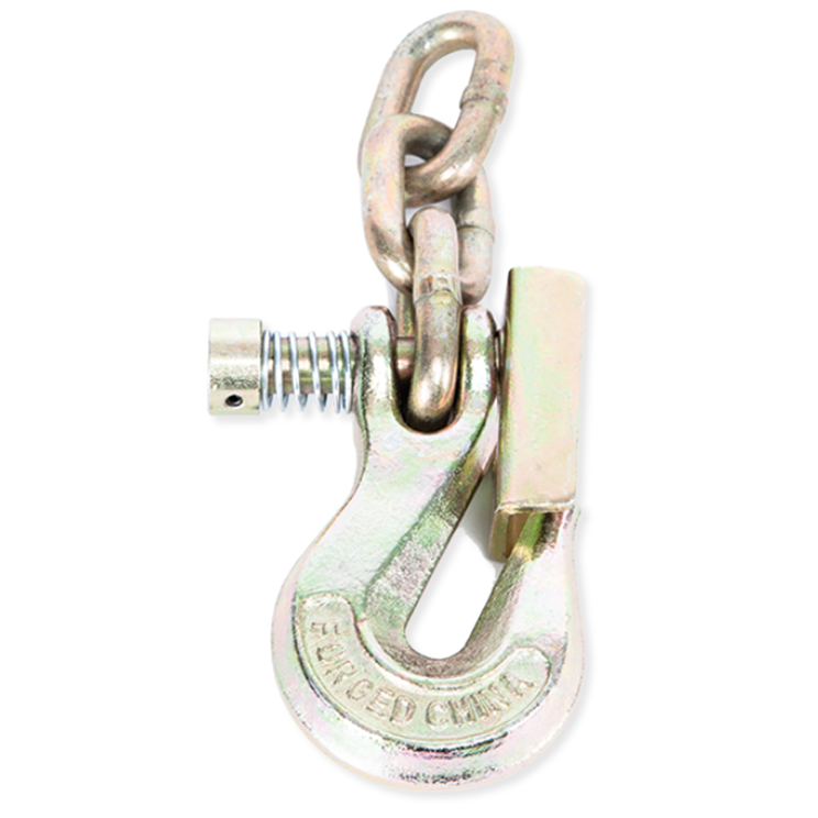 PCA-1282 Grab Hook with 3 links Chain & Latch 5/16" | Wesco Industries