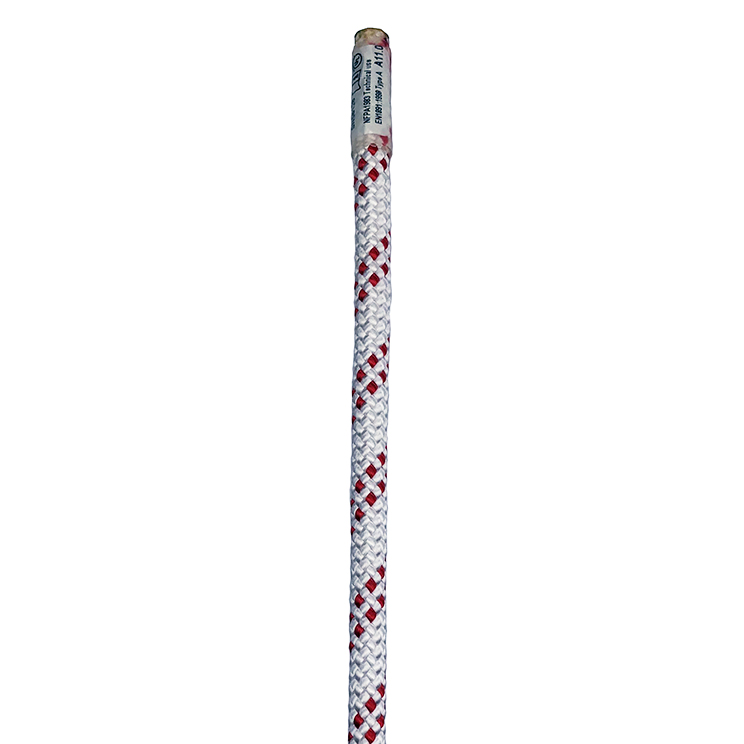 7/16"(11mm) BlueWater Safeline White w/ Red 400 ft | Wesco Industries