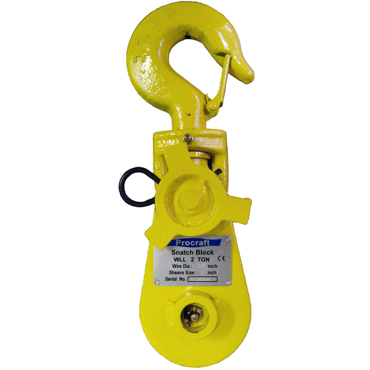 2 Ton 3 Inch ProCraft Snatch Block with Hook | Wesco Industries