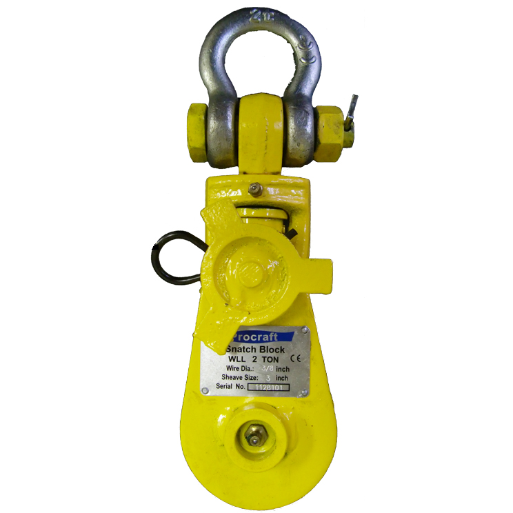 2 Ton 3 Inch Procraft Snatch Block with Shackle | Wesco Industries
