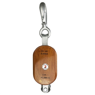 8 inch Single Wood Shell Block with Hook | Wesco Industries