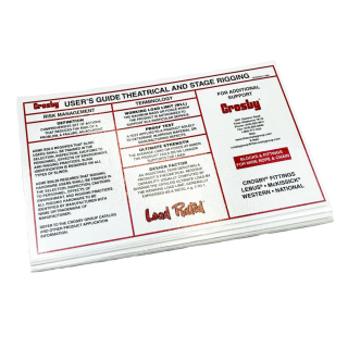 Crosby 9999860 Theatrical Stage Rigging User's Guide | Wesco Industries