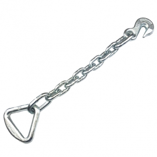 3 inch Forged V-Ring with Chain & Grab Hook | Wesco Industries
